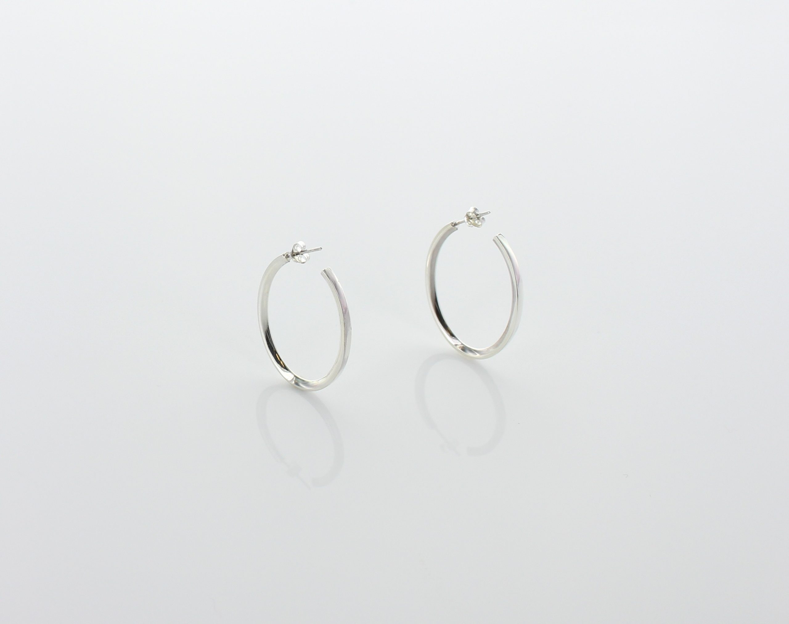 925 Sterling Silver Hoops - Best of Everything | Online Shopping