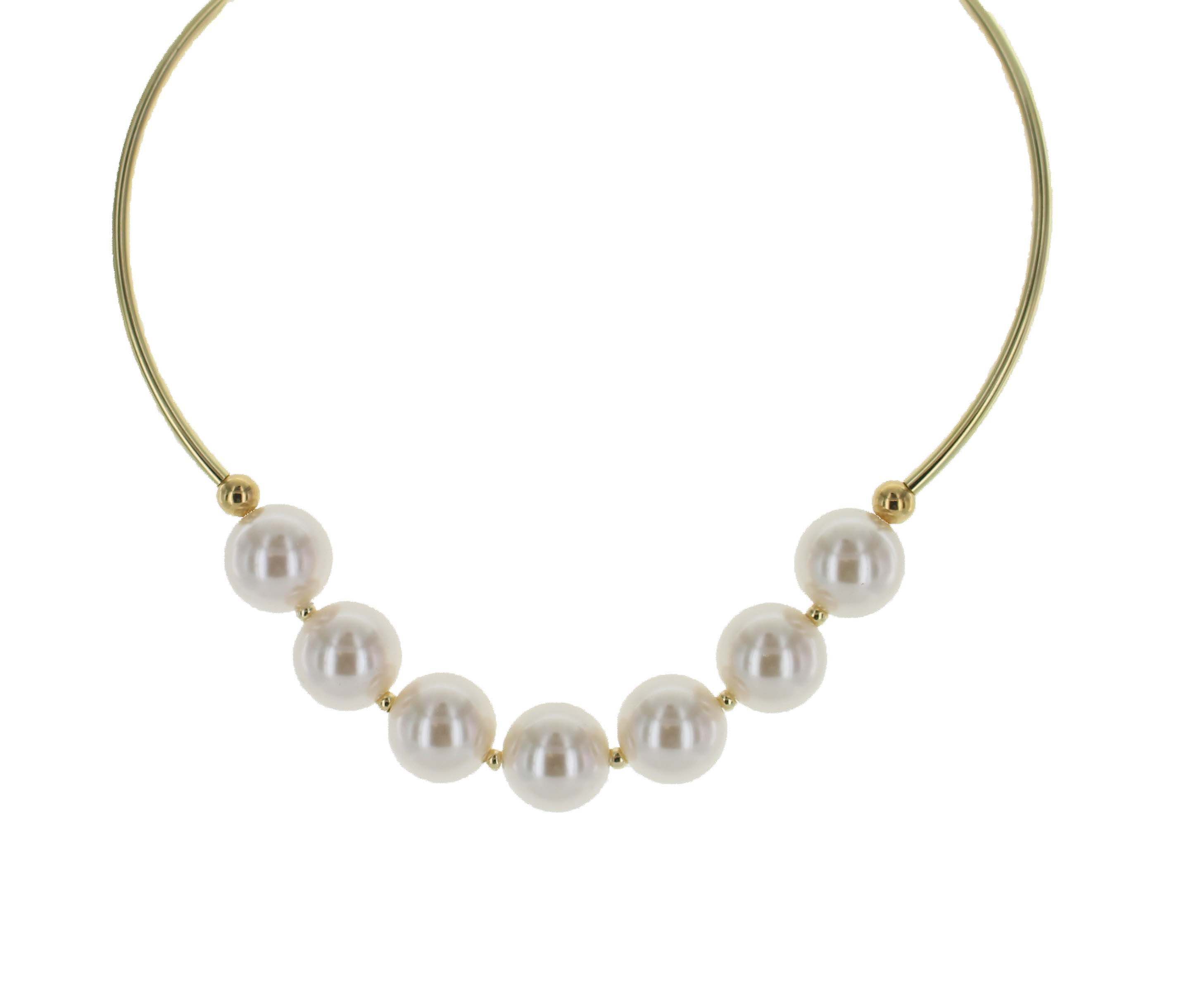 Pearl & Metal Necklace - Best of Everything | Online Shopping