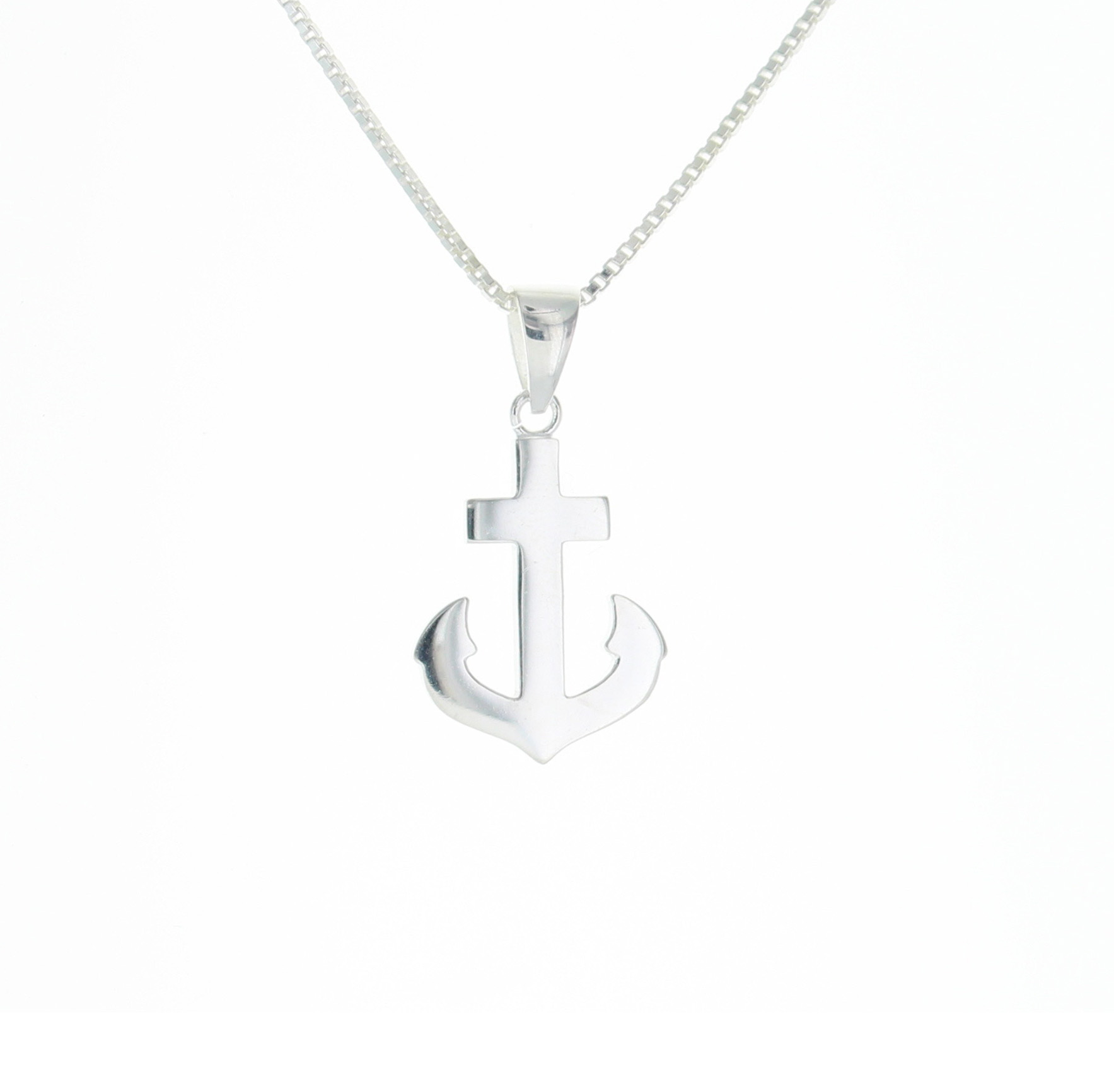 925 Sterling Silver Large Anchor Pendant - Best of Everything | Online ...
