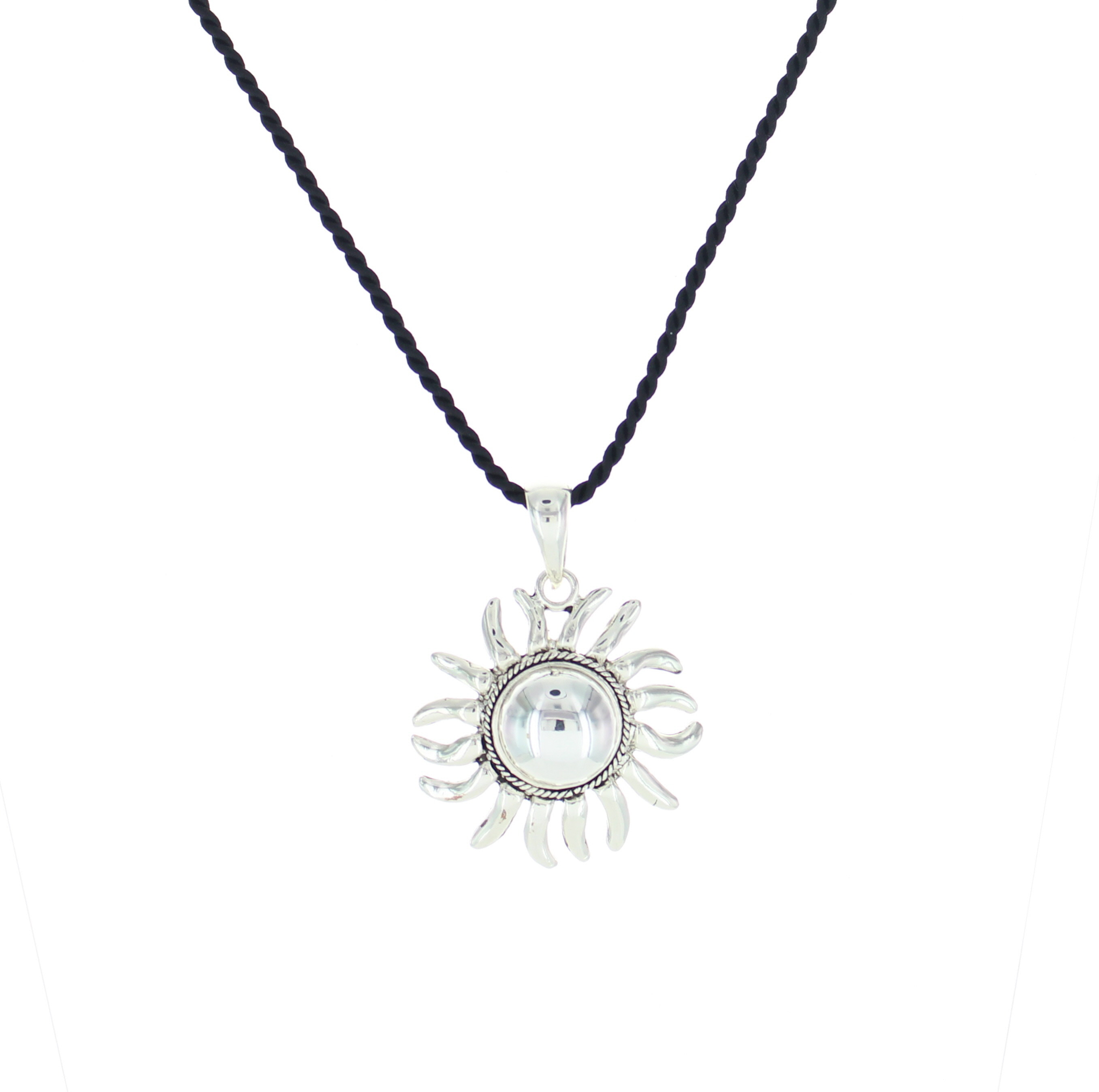 Silver Sun Pendant - Best of Everything | Online Shopping