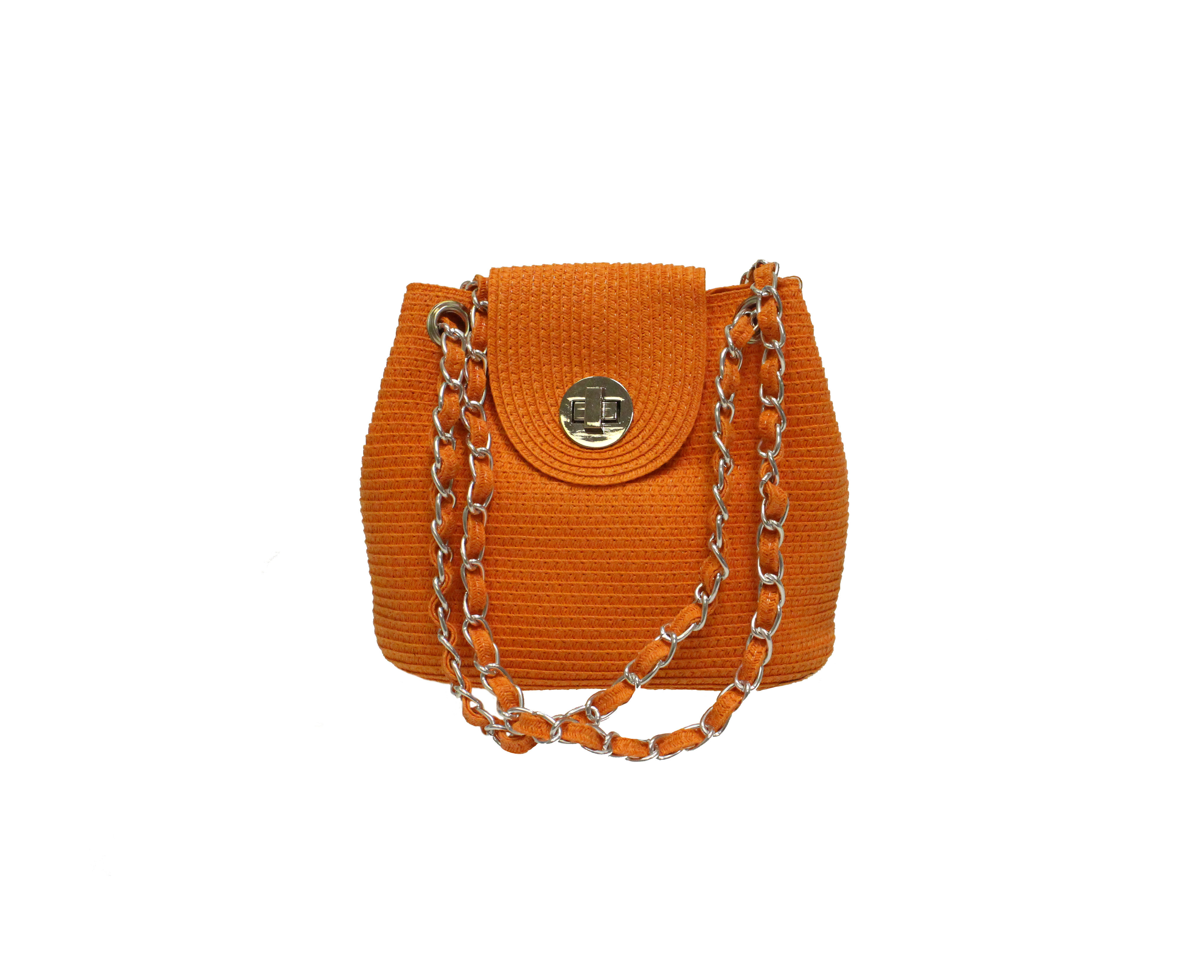 Orange Straw Bag - Best of Everything | Online Shopping