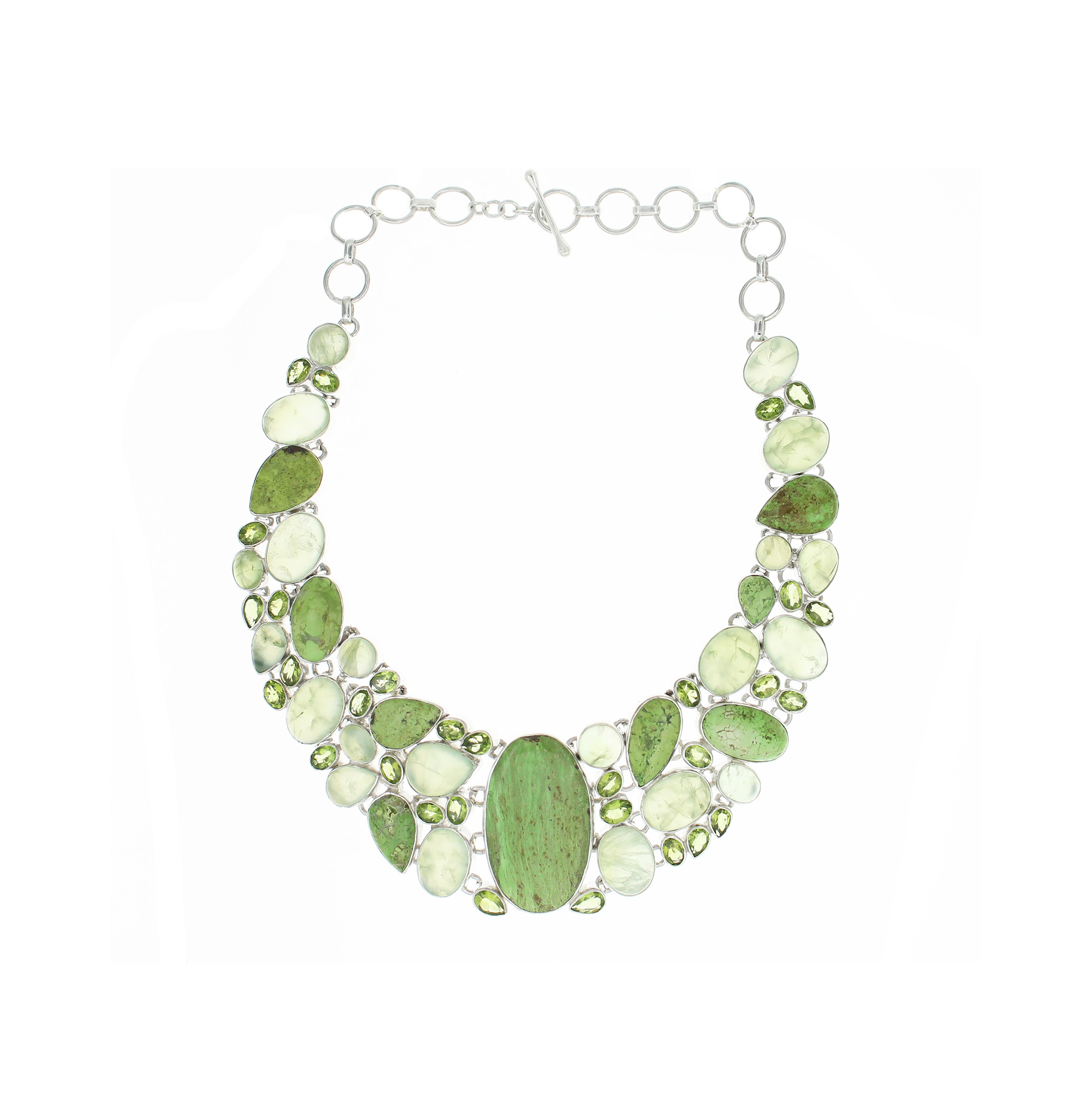 Forever Green Sterling Silver Necklace - Best of Everything | Online ...