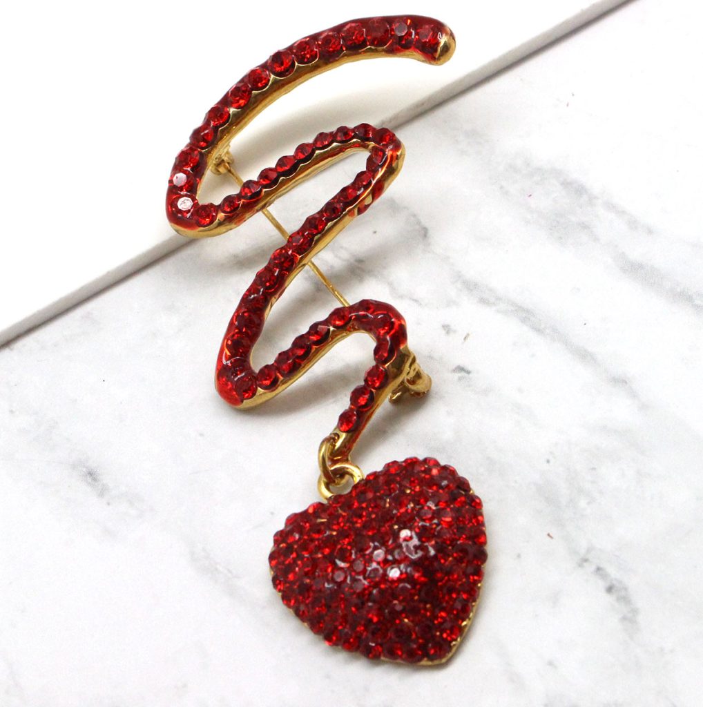 Artistic Heart Pin - Best of Everything | Online Shopping