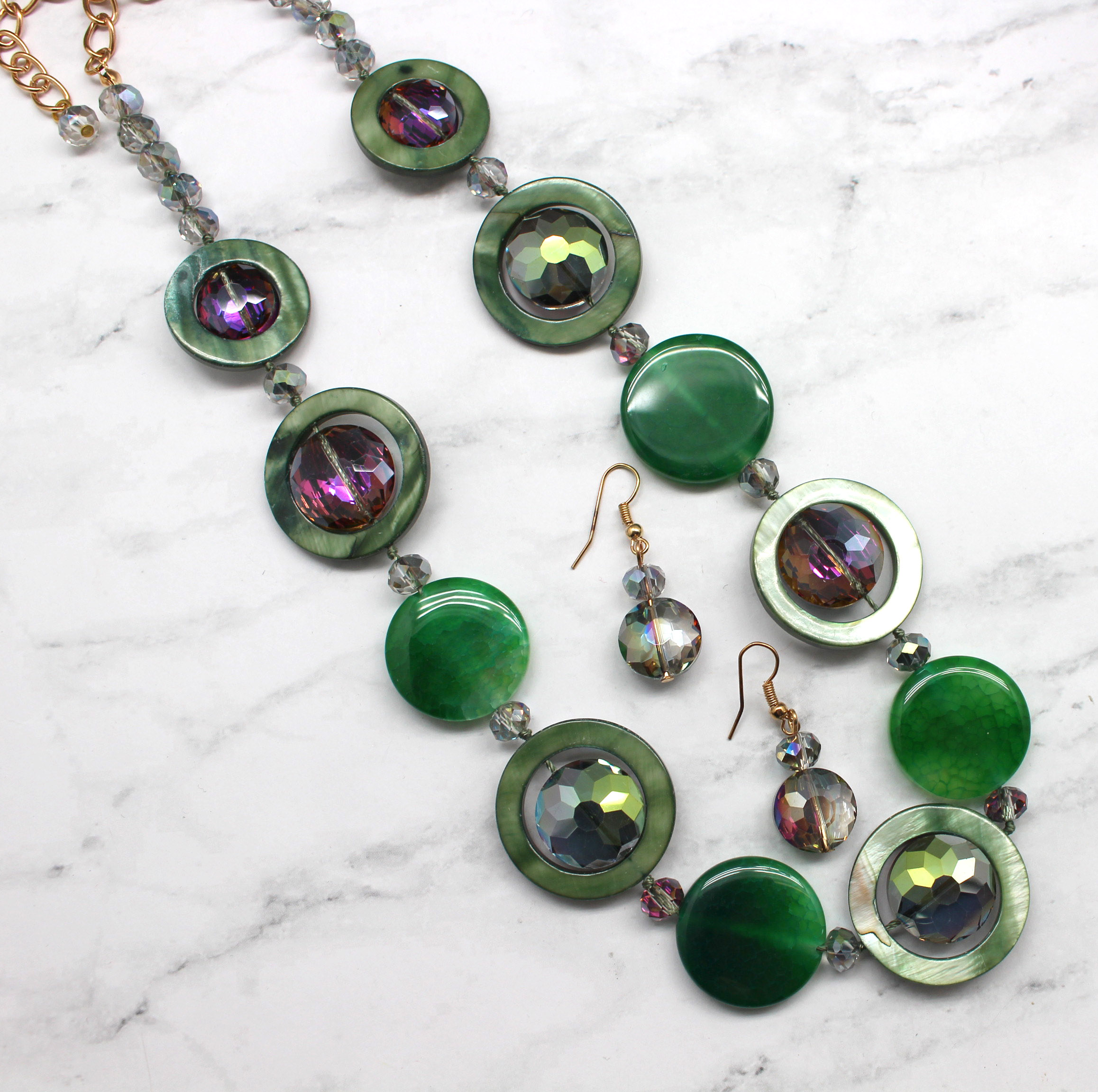 Round Beaded Necklace - Best of Everything | Online Shopping