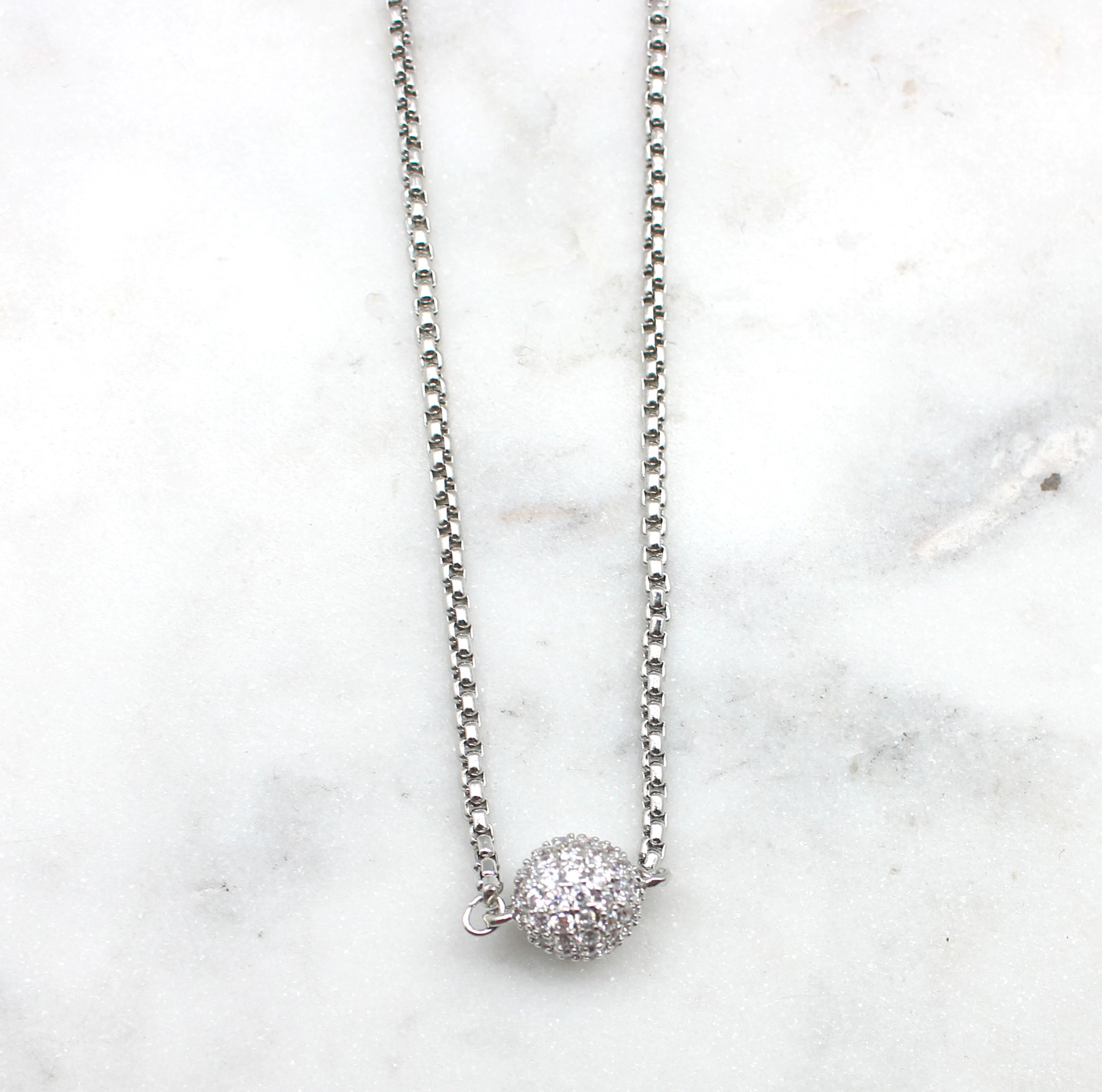 Single Fire Ball Necklace - Best of Everything | Online Shopping