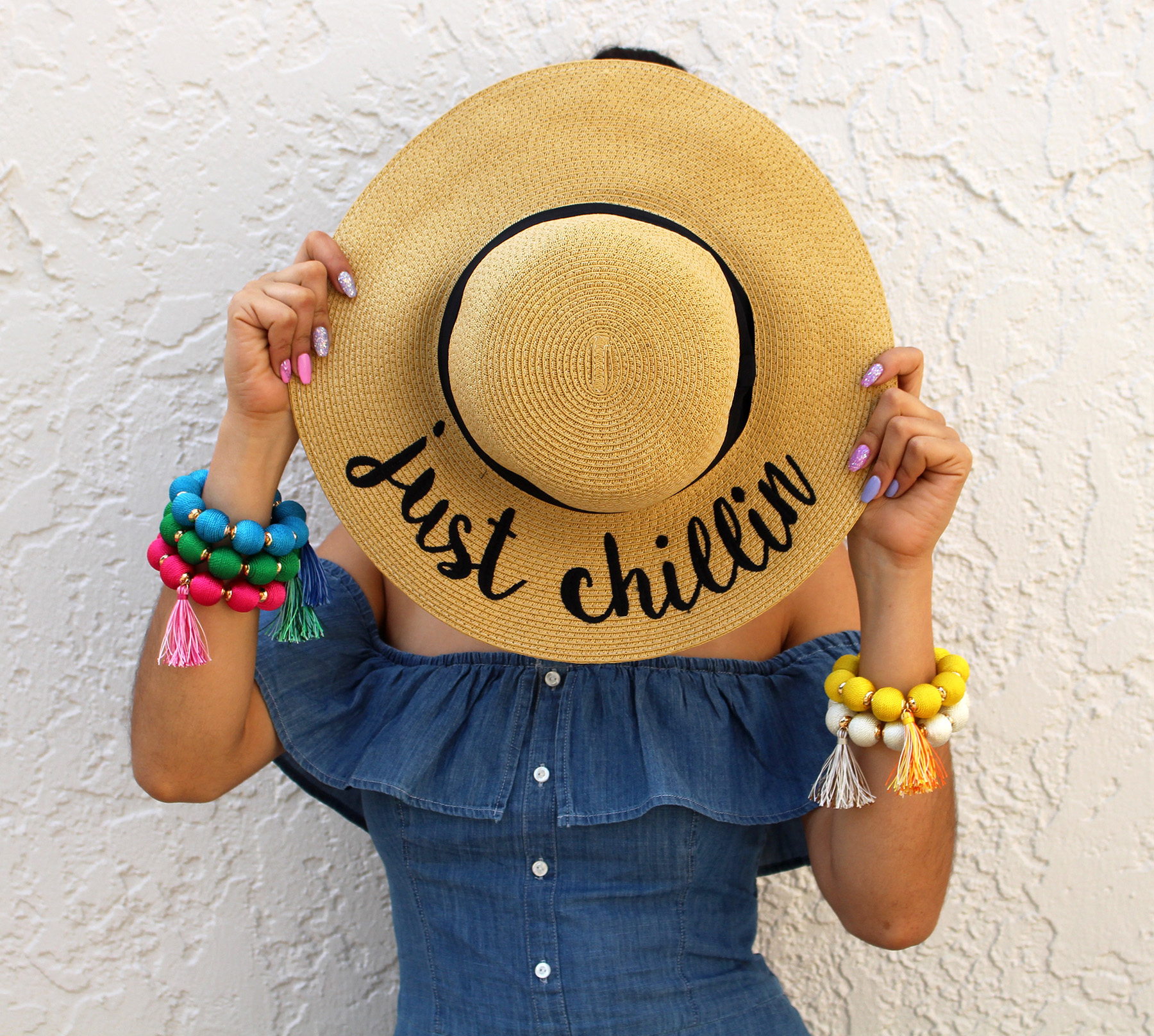 "Just Chillin" Sun Hat - Best of Everything | Online Shopping
