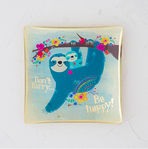 Be Happy Sloth Dish - Best of Everything | Online Shopping