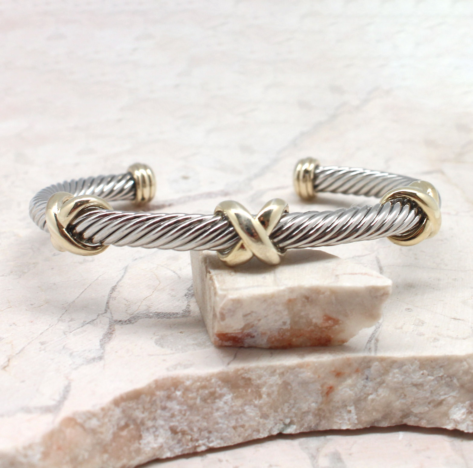 The Simple X Cuff - Best of Everything | Online Shopping