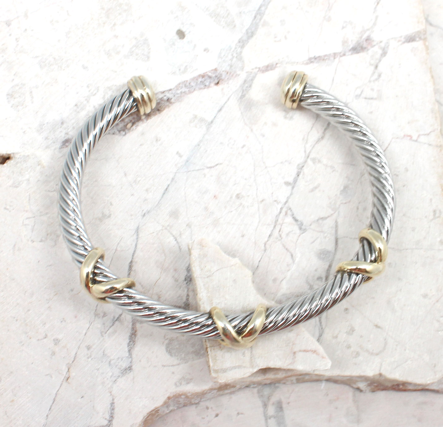 The Simple X Cuff - Best of Everything | Online Shopping