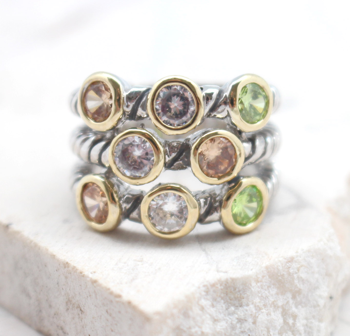 Pastel Color Burst Ring - Best of Everything | Online Shopping