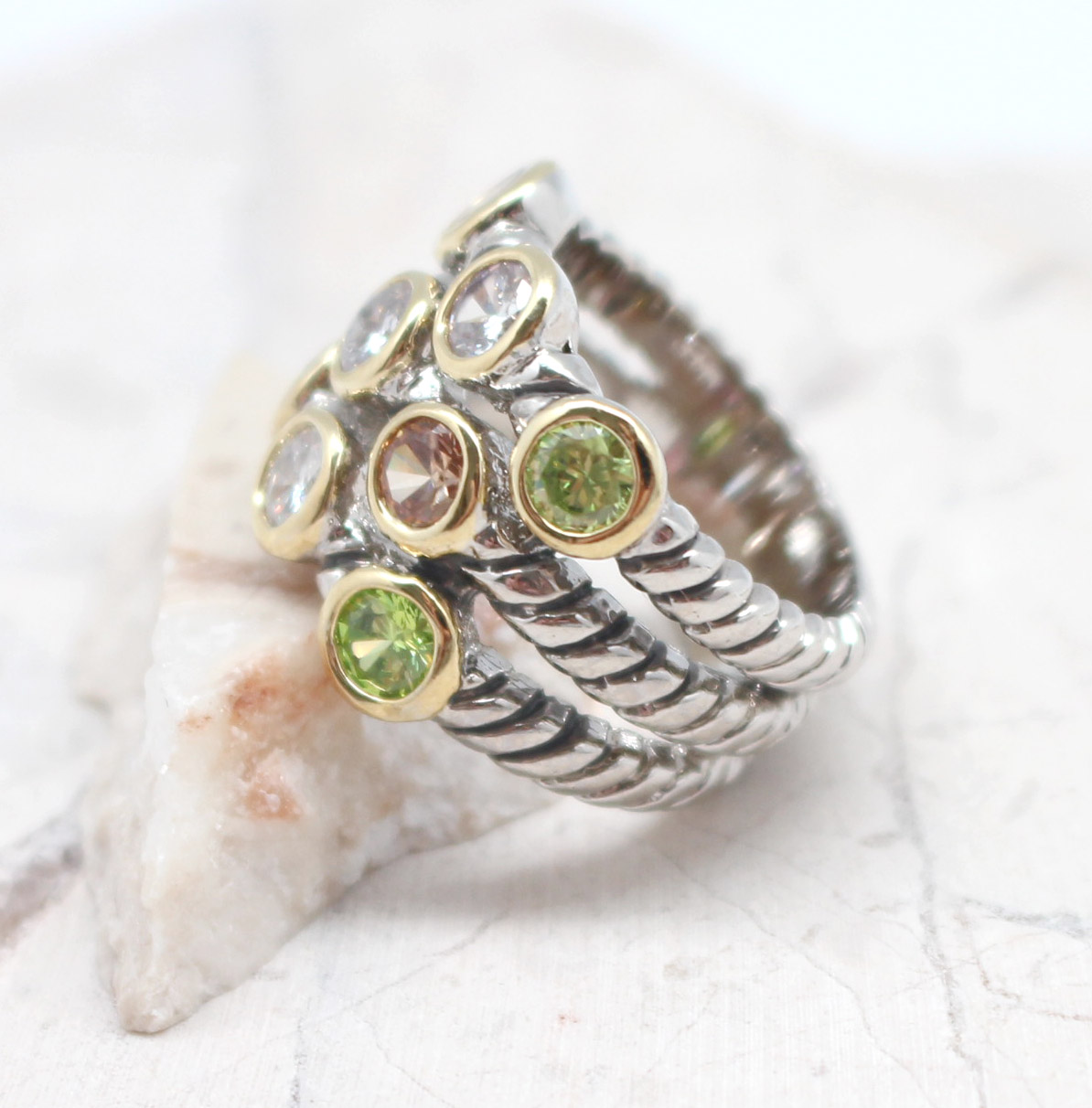 Pastel Color Burst Ring - Best of Everything | Online Shopping