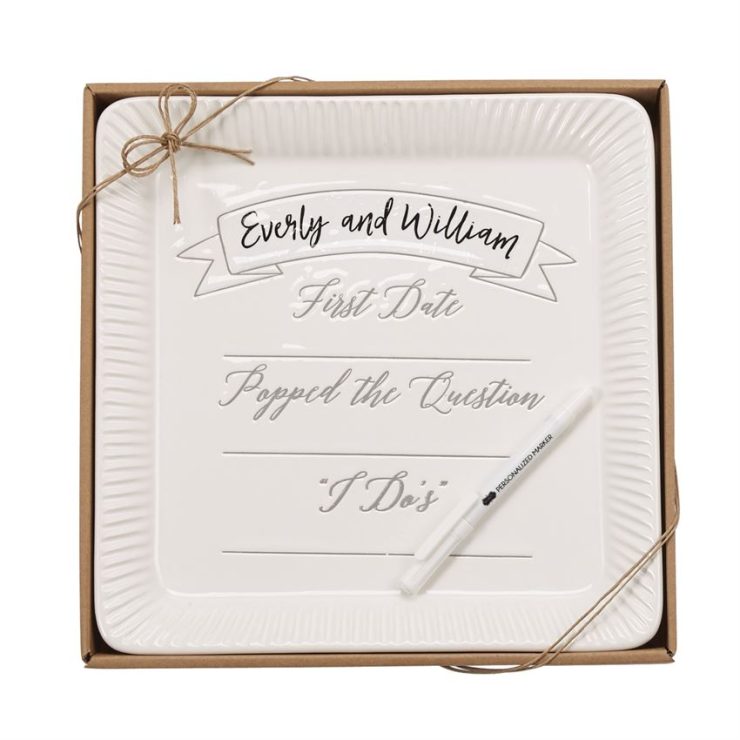 Ceramic Commemorative Wedding Plate - Best of Everything | Online Shopping