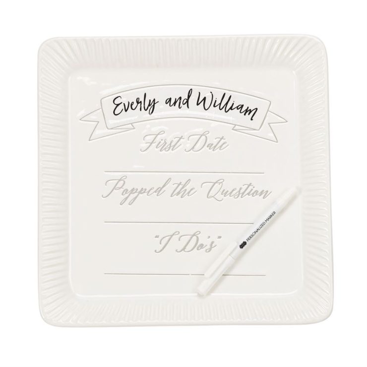 Ceramic Commemorative Wedding Plate - Best of Everything | Online Shopping