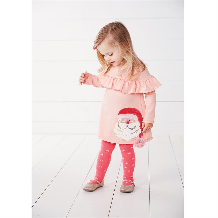 Pink Santa Dress & Tight Set - Best of Everything | Online Shopping