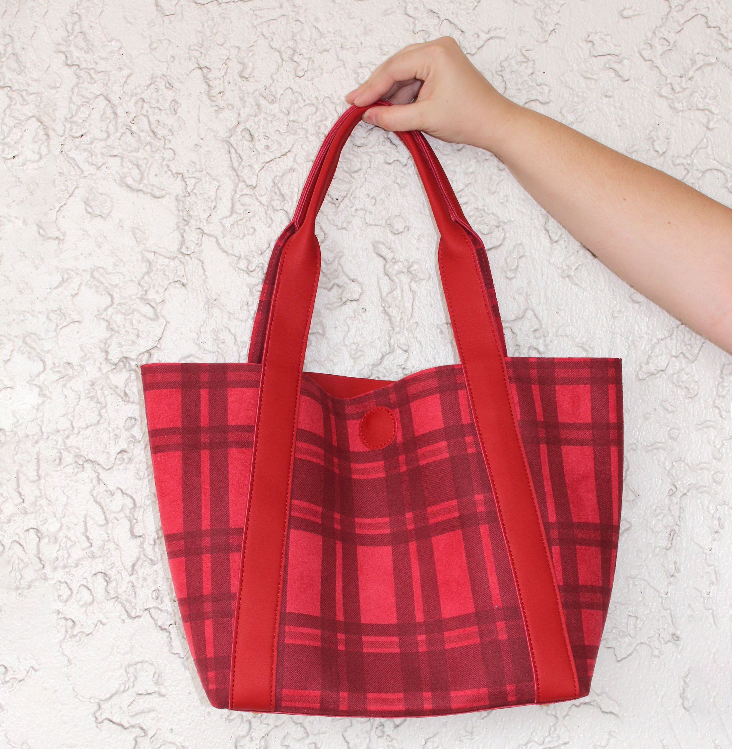 Preppy Plaid Tote - Best of Everything | Online Shopping