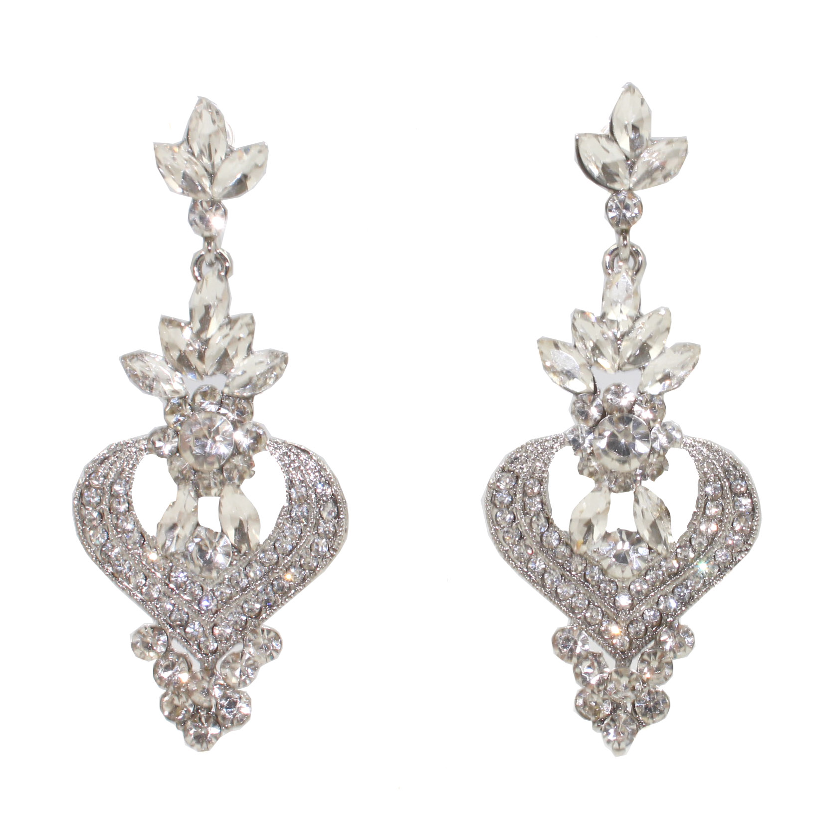 Rhinestone Diva Earrings - Best of Everything | Online Shopping