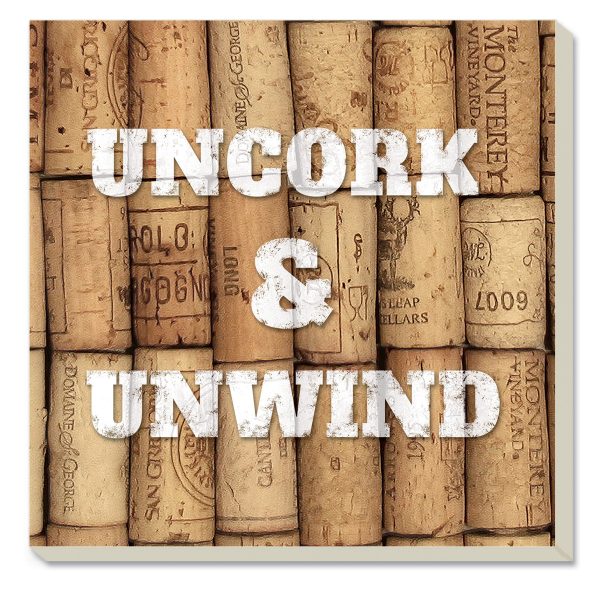 Uncork & Unwind Coaster - Best of Everything | Online Shopping