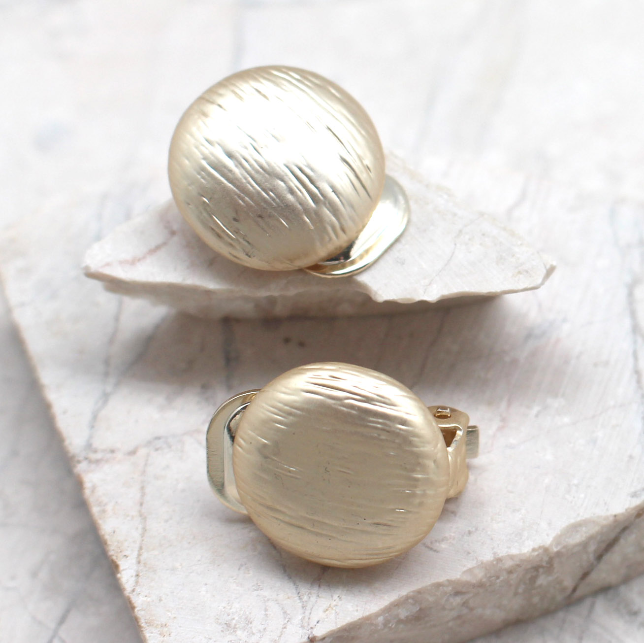 Gold Button Clip-Ons - Best of Everything | Online Shopping