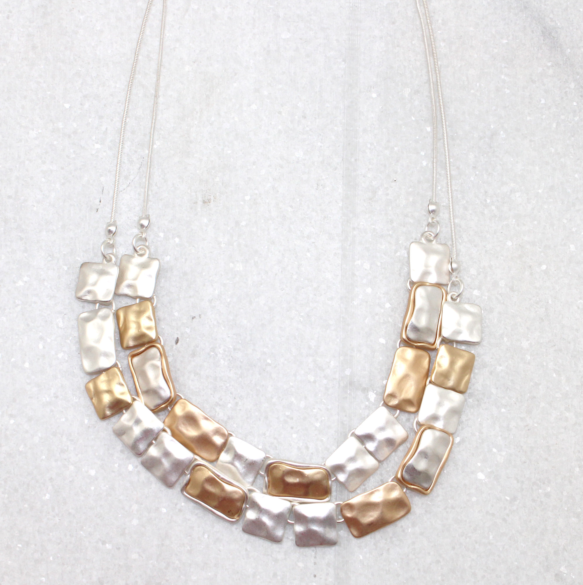 Matte Pieces Necklace - Best of Everything | Online Shopping