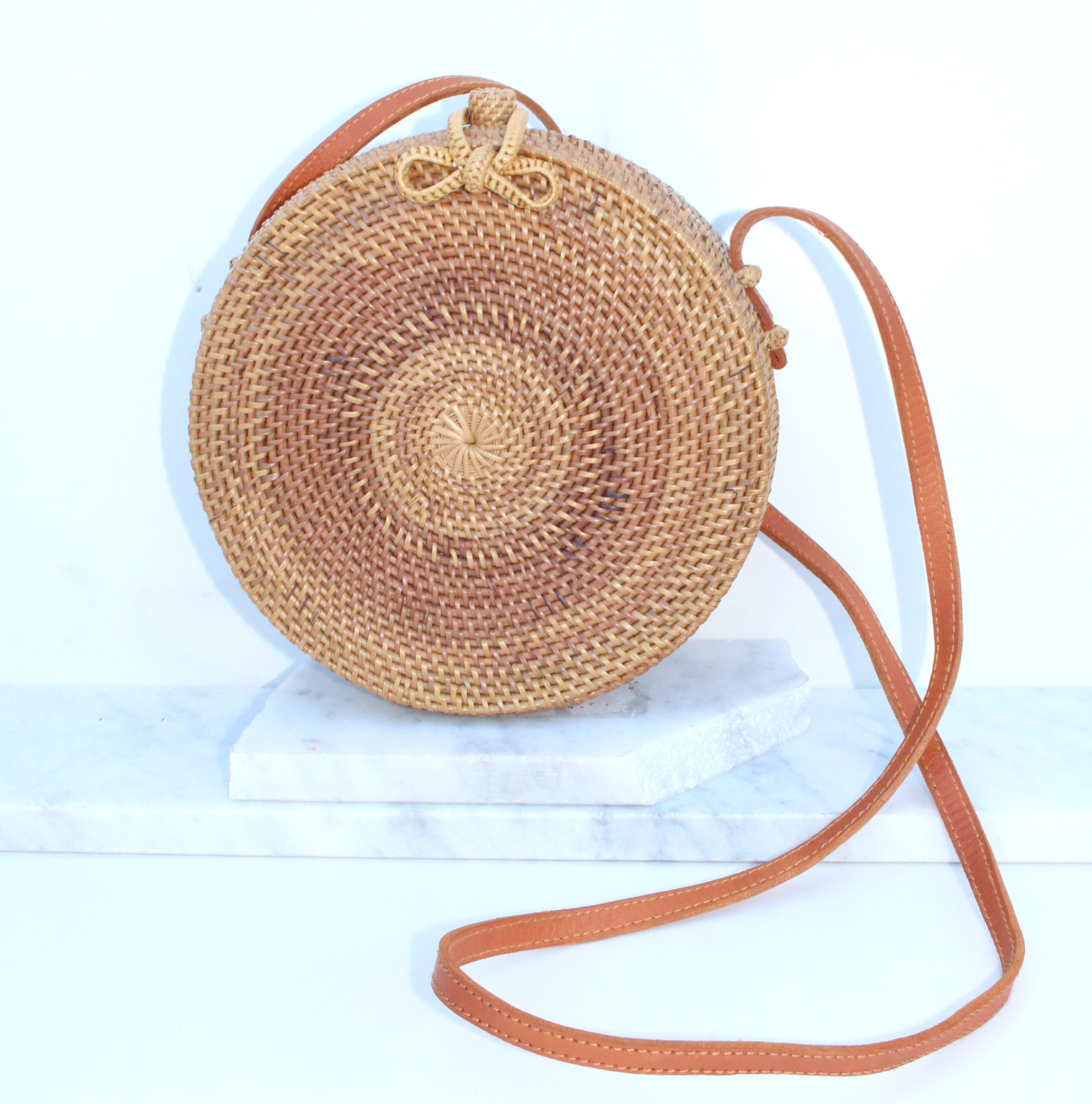 Bow Straw Cross Body Purse - Best of Everything | Online Shopping