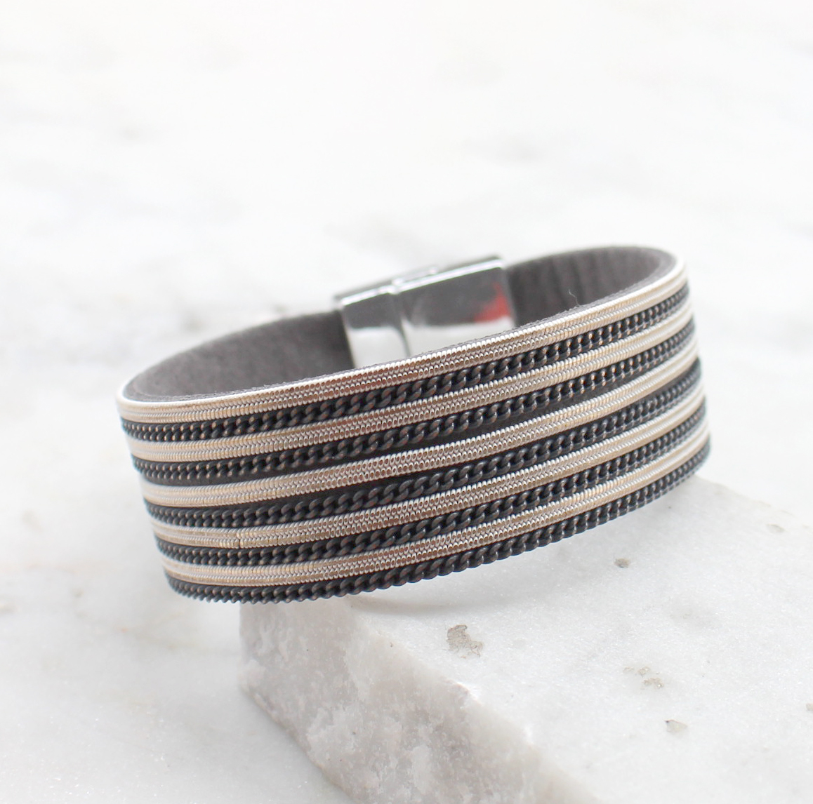 Striped Bracelet - Best of Everything | Online Shopping