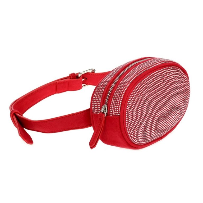 Rhinestone Fanny Pack in Red - Best of Everything | Online Shopping