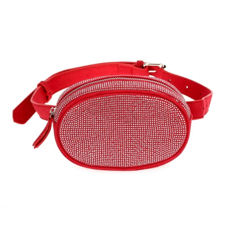 Rhinestone Fanny Pack in Red - Best of Everything | Online Shopping