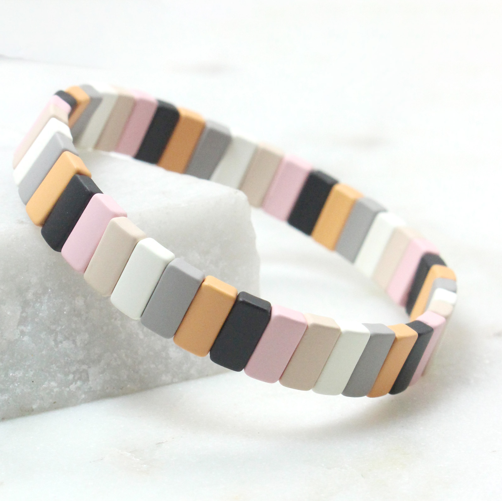 The Dreamsicle Rectangle Color Block Bracelet - Best of Everything ...