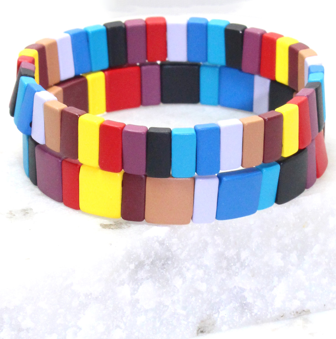 The Shadow Pieces Color Block Bracelet - Best of Everything | Online ...