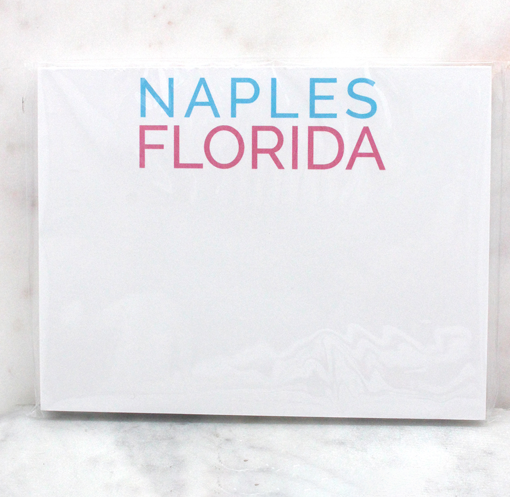 Naples Florida Notepad - Best of Everything | Online Shopping