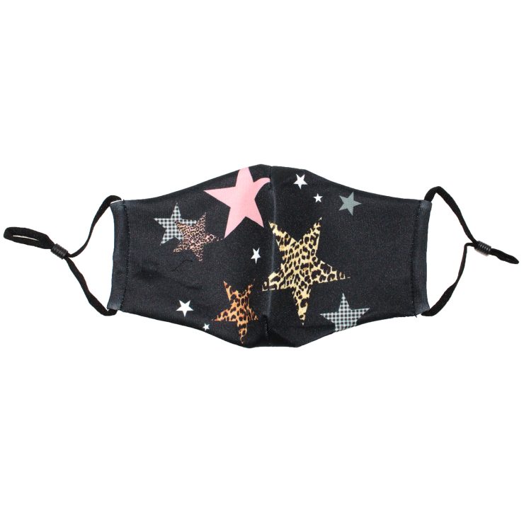 Patterned Stars Face Mask - Best of Everything | Online Shopping