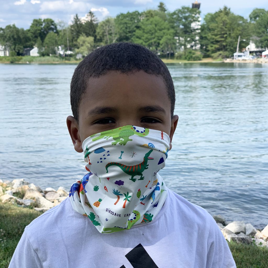 Children's Neck Gaiter In Bunny Love - Best of Everything | Online Shopping