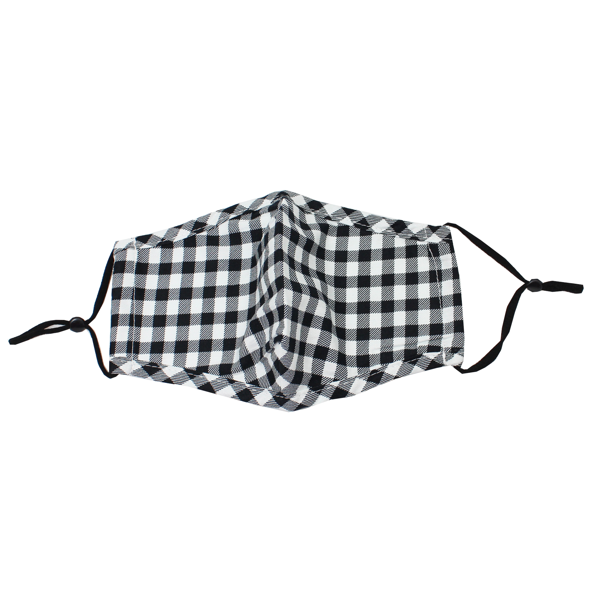 Black & White Buffalo Check Mask - Best of Everything | Online Shopping