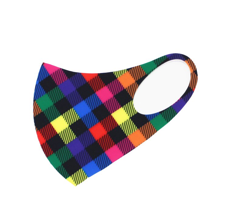 Colorful Checkered Face Mask - Best of Everything | Online Shopping