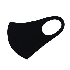 Plain Black Face Mask - Best of Everything | Online Shopping