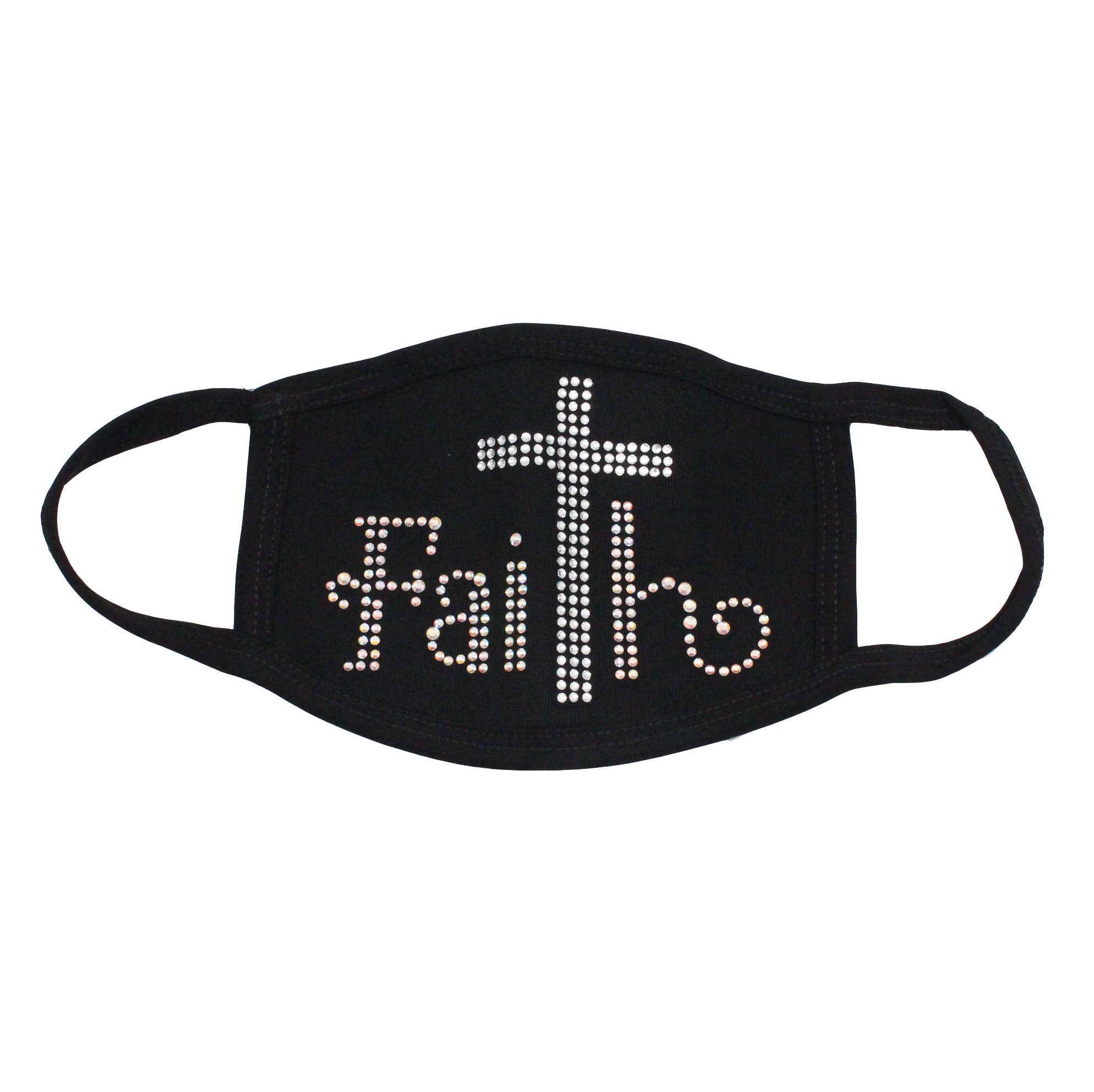 Faith Rhinestone Face Mask - Best of Everything | Online Shopping