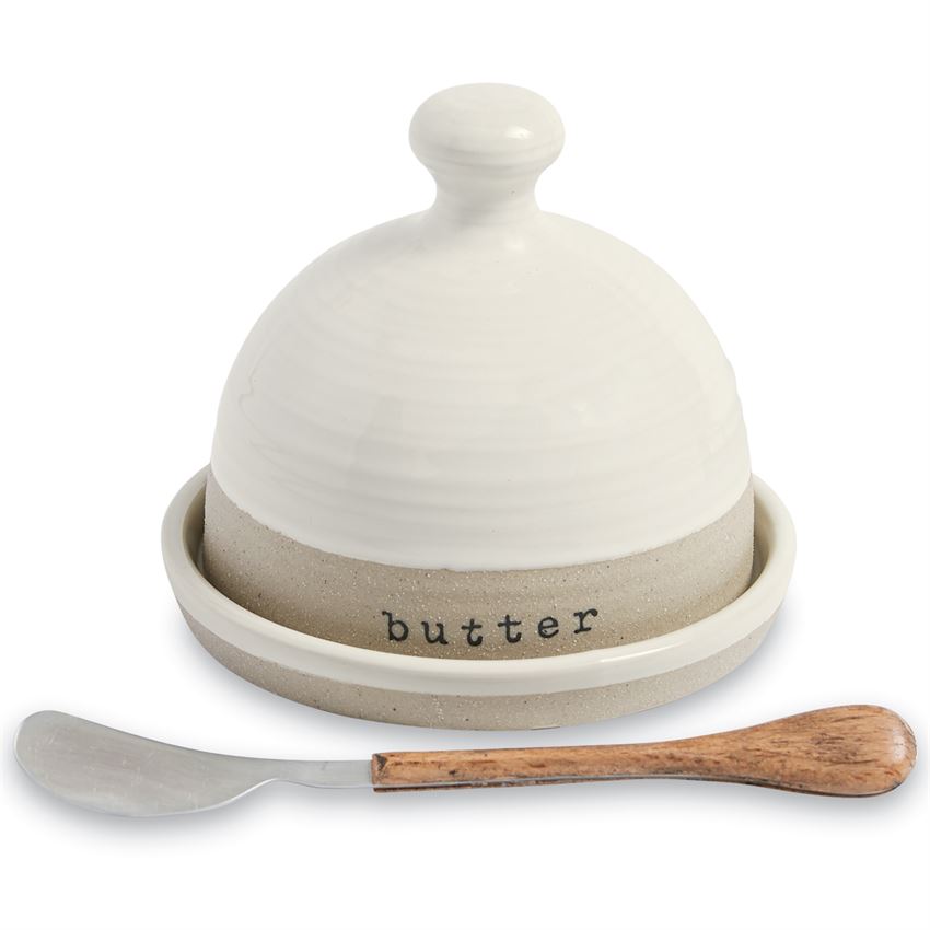 Stoneware Butter Dish - Best of Everything | Online Shopping