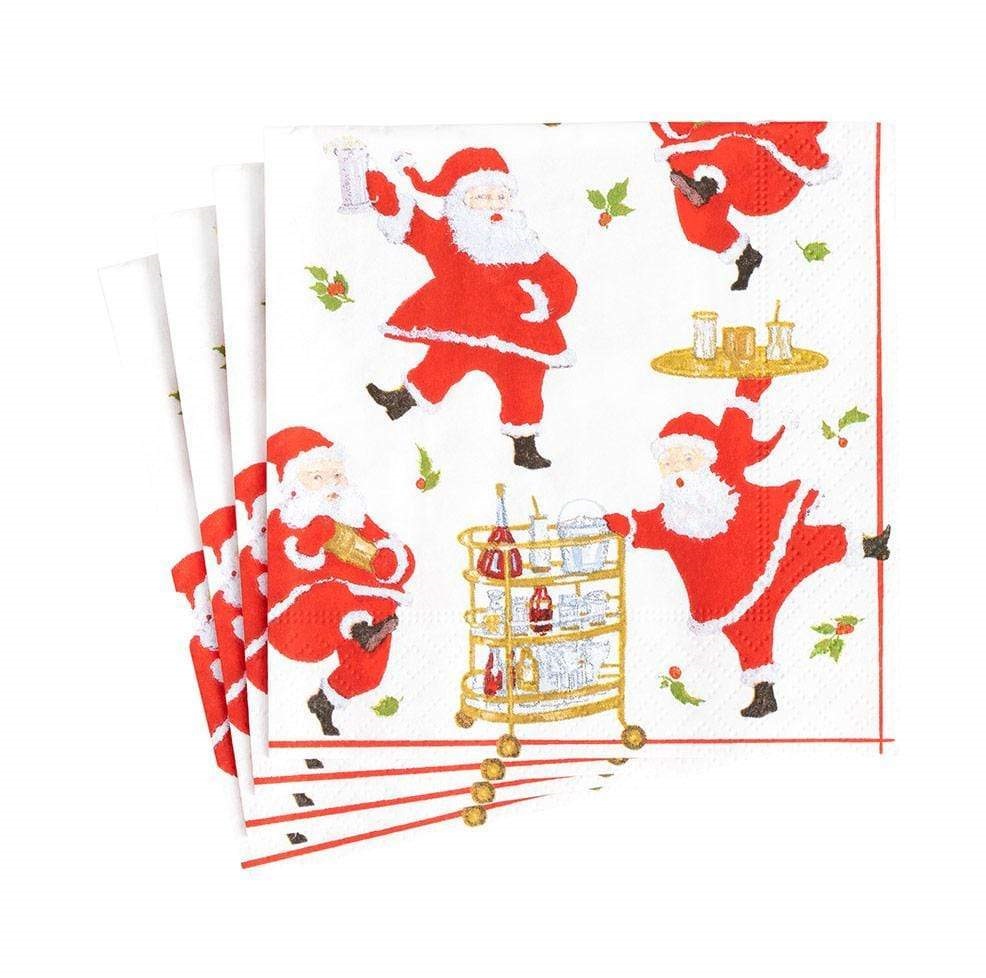 Cocktails With Santa Cocktail Napkins - Best of Everything | Online ...
