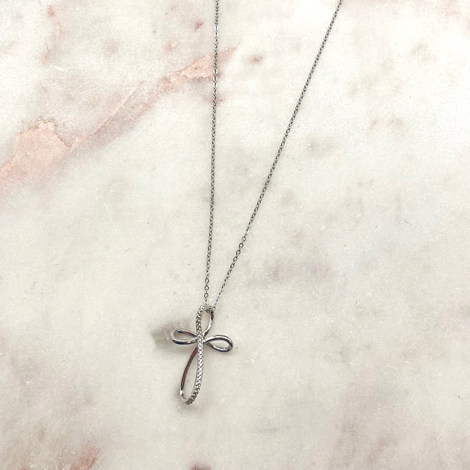 Open Cross Necklace - Best of Everything | Online Shopping