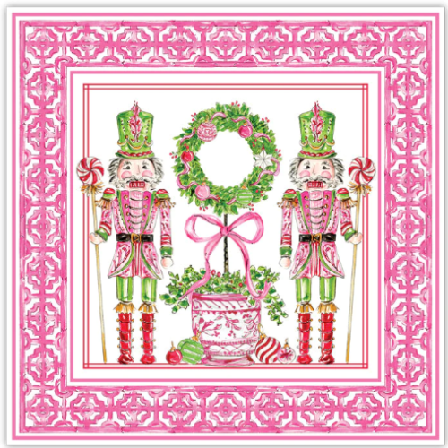 Pink Peppermint Nutcracker Square Placemats - Best of Everything ...