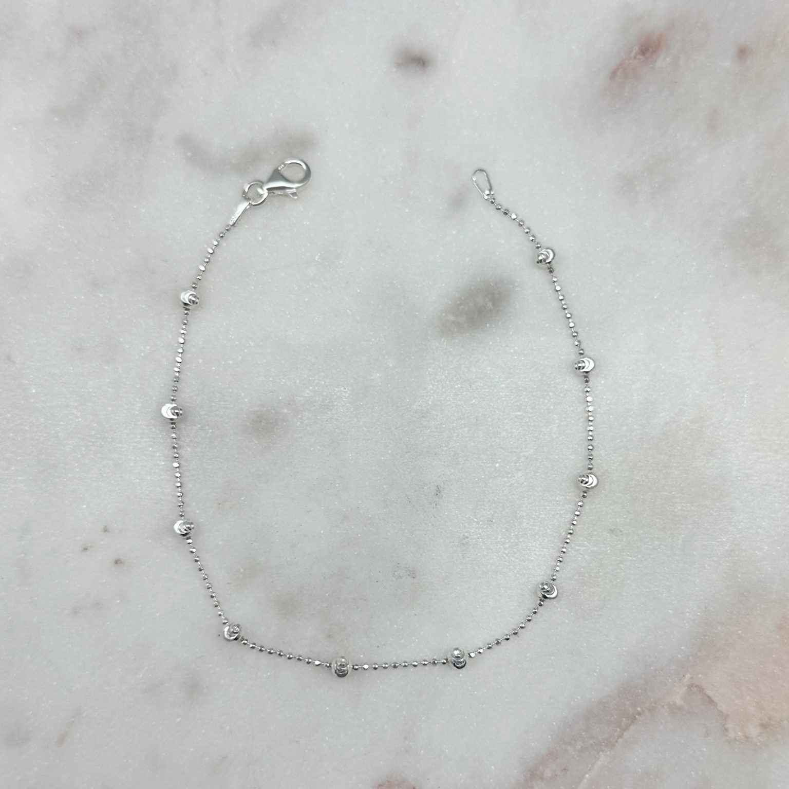 Sterling Silver Diamond Cut Bracelet - Best of Everything | Online Shopping